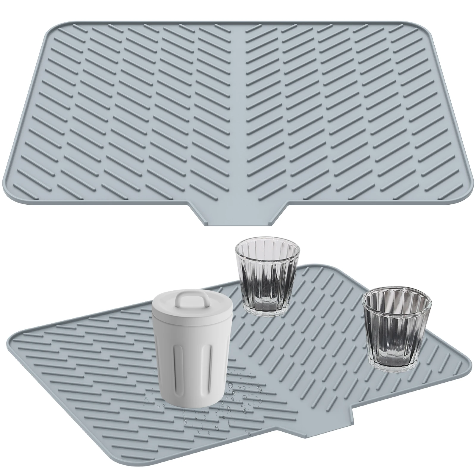 Dish-Drying-Mat-Ultra-Absorbent-Silicone-Dish-Drying-Mats-Non-Slip-Fast ...