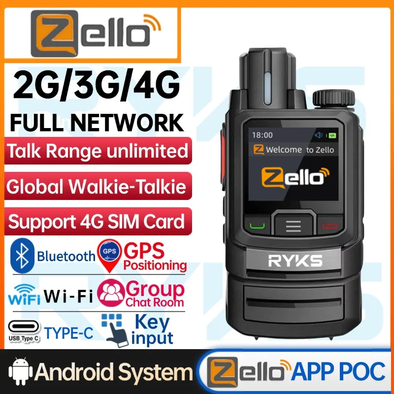 Zello-walkie-talkie-4G-Radio-de-comunicaci-n-profesional-de-largo-alcance-100Km-50Km-Compatible ...