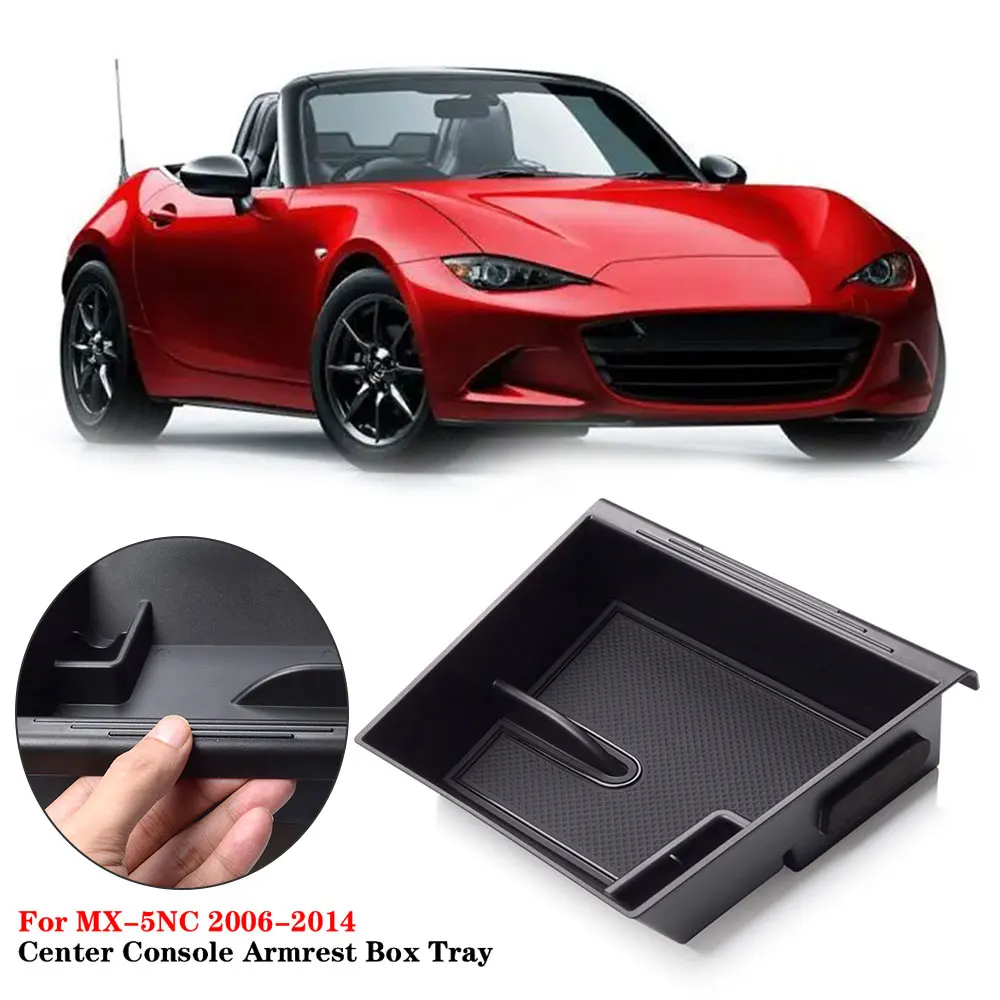 Armrest Center Console Storage Box For Mazda Mx-5 2006 - 2014 Mx5 Miata ...
