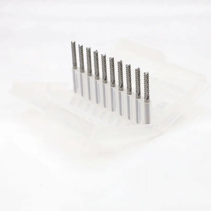 Left-Hand Spiral Corn Cob Router Bit 3.175mm Shank for PCB/Mobile ...