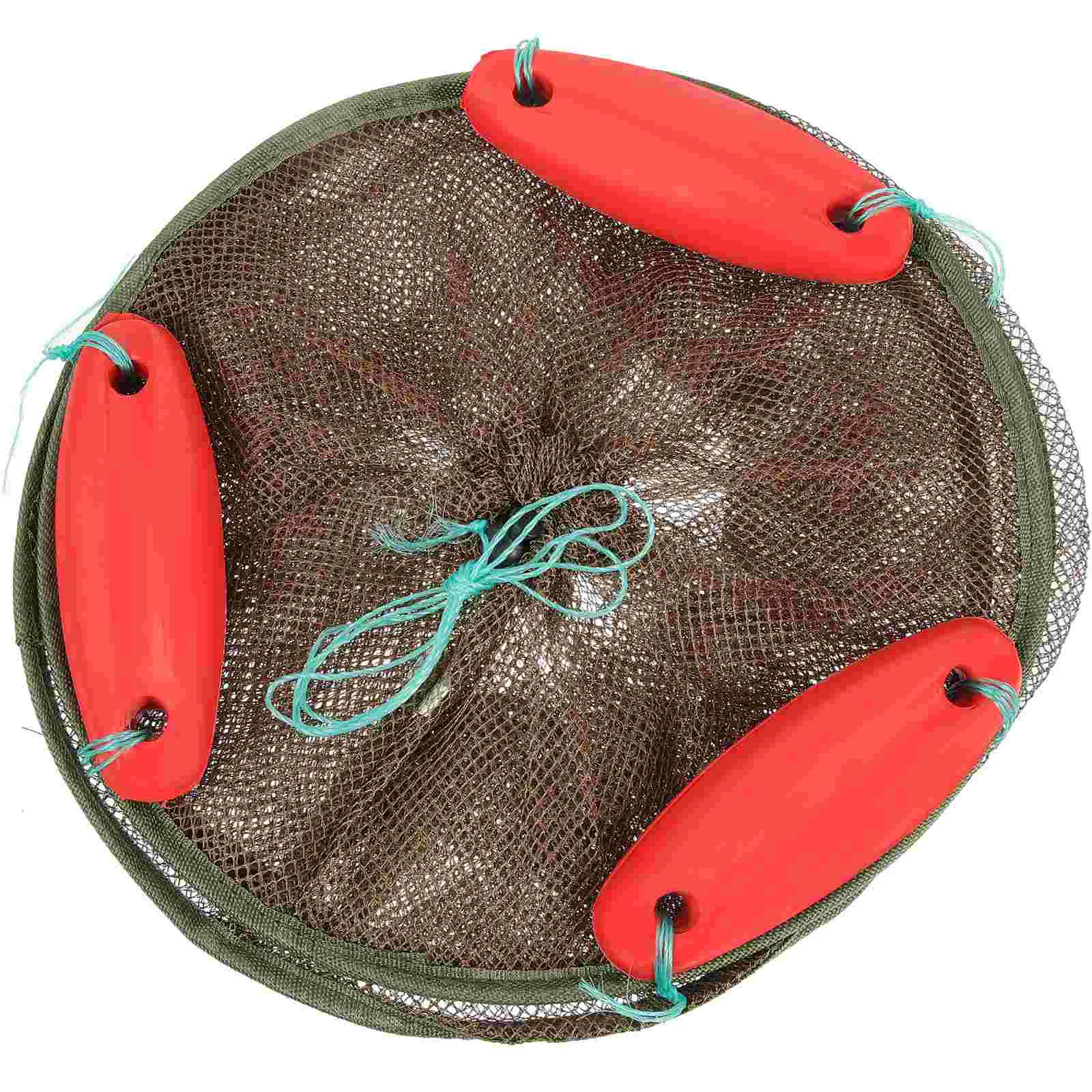 Wire Mesh Fishing Basket Wear-resistant Net Portable Drawstring Mesh ...
