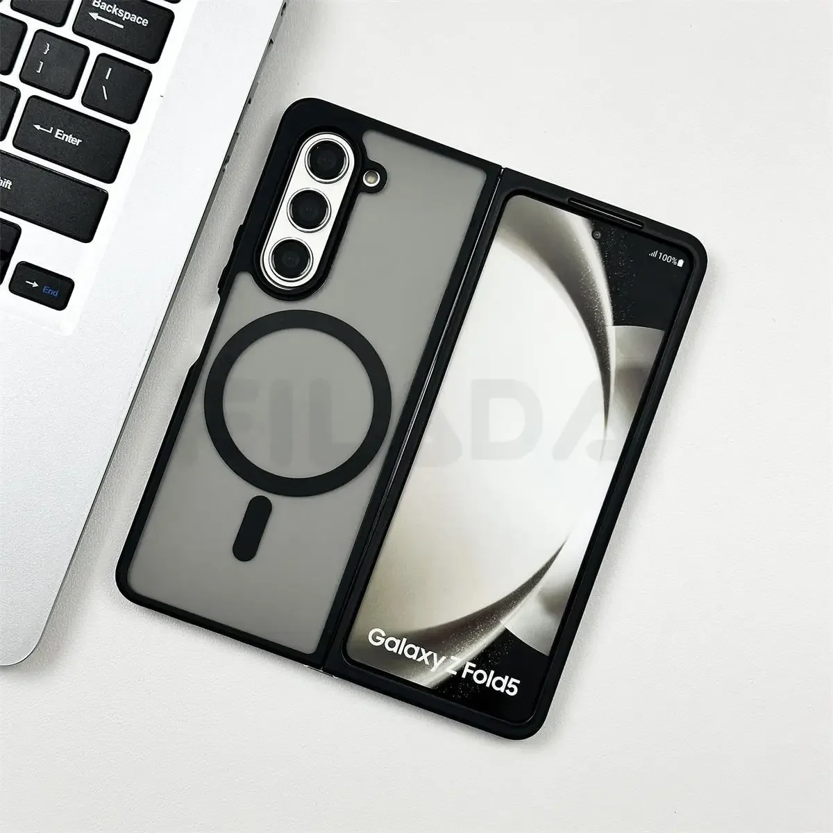 For-Samsung-Galaxy-Z-Fold-6-5-4-Magsafe-Case-Skin-Friendly-Matte-Black ...