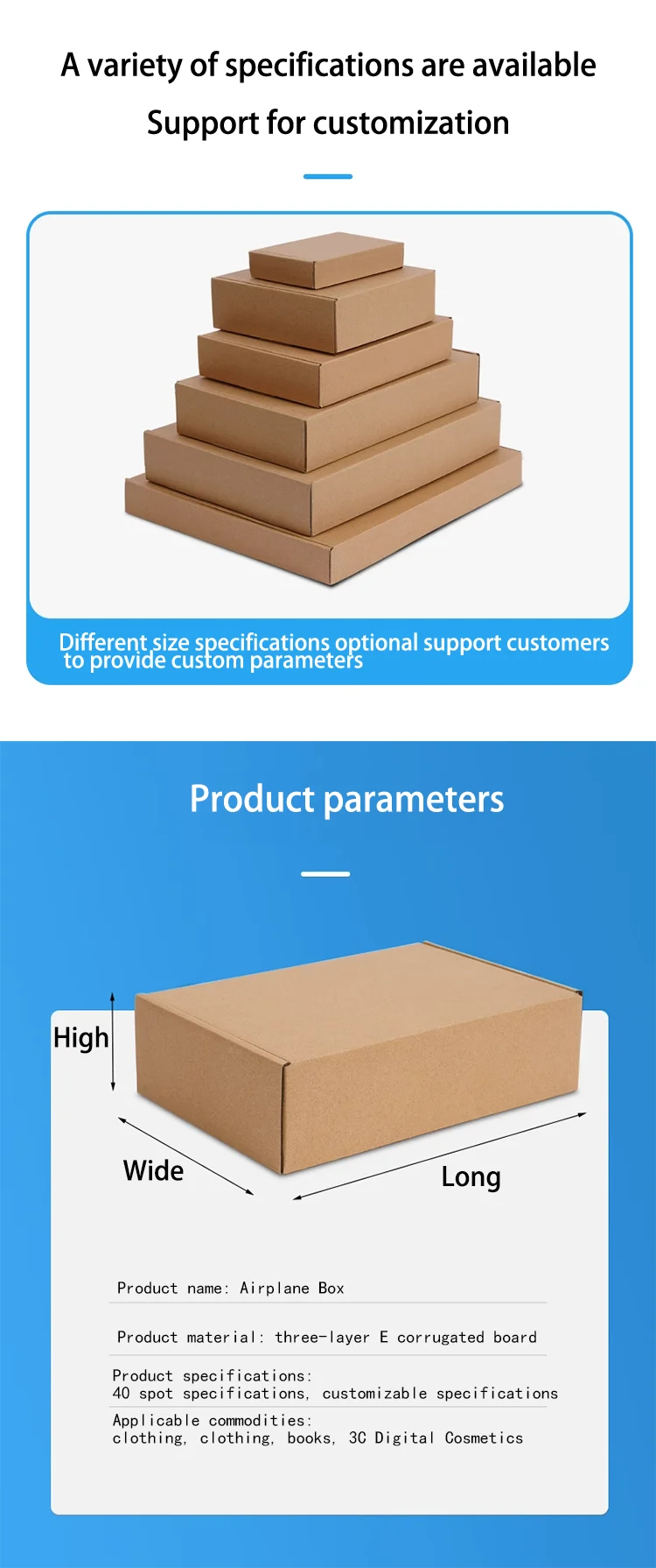 custom logo multi-specification packaging boxes, cartons, wholesale ...