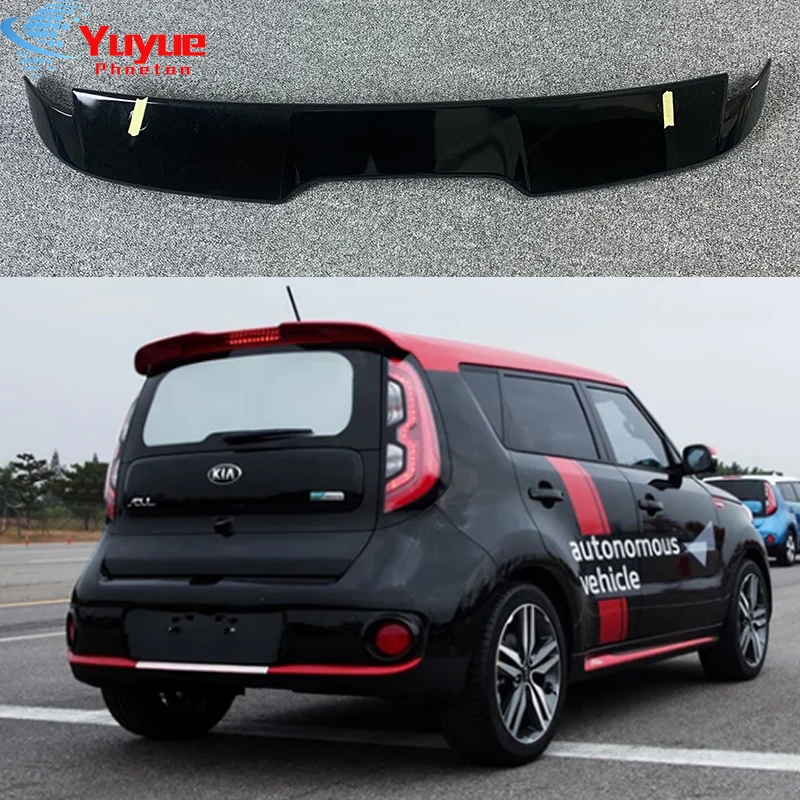 For-Kia-Soul-Spoiler-ST-SY-ABS-Material-Car-Rear-Wing-Primer-Color-Rear ...