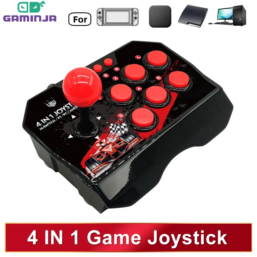 GAMINJA-4-in-1Game-Joystick-With-3M-USB-Cable-TURBO-Games-Console ...