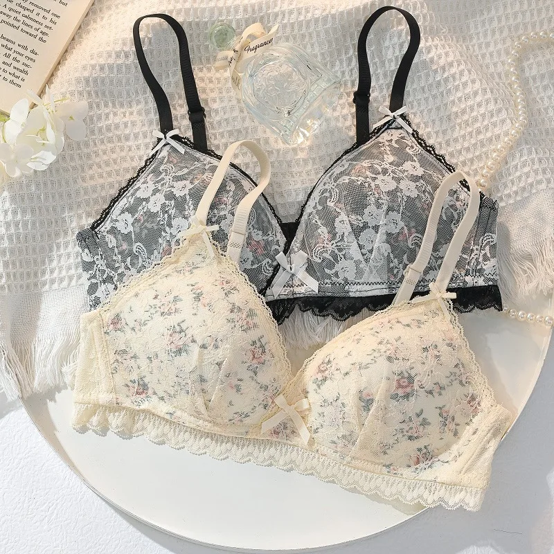Summer-Sexy-Lace-Tube-Top-Women-Fragmented-flowers-Bralette-Thin-Chest ...
