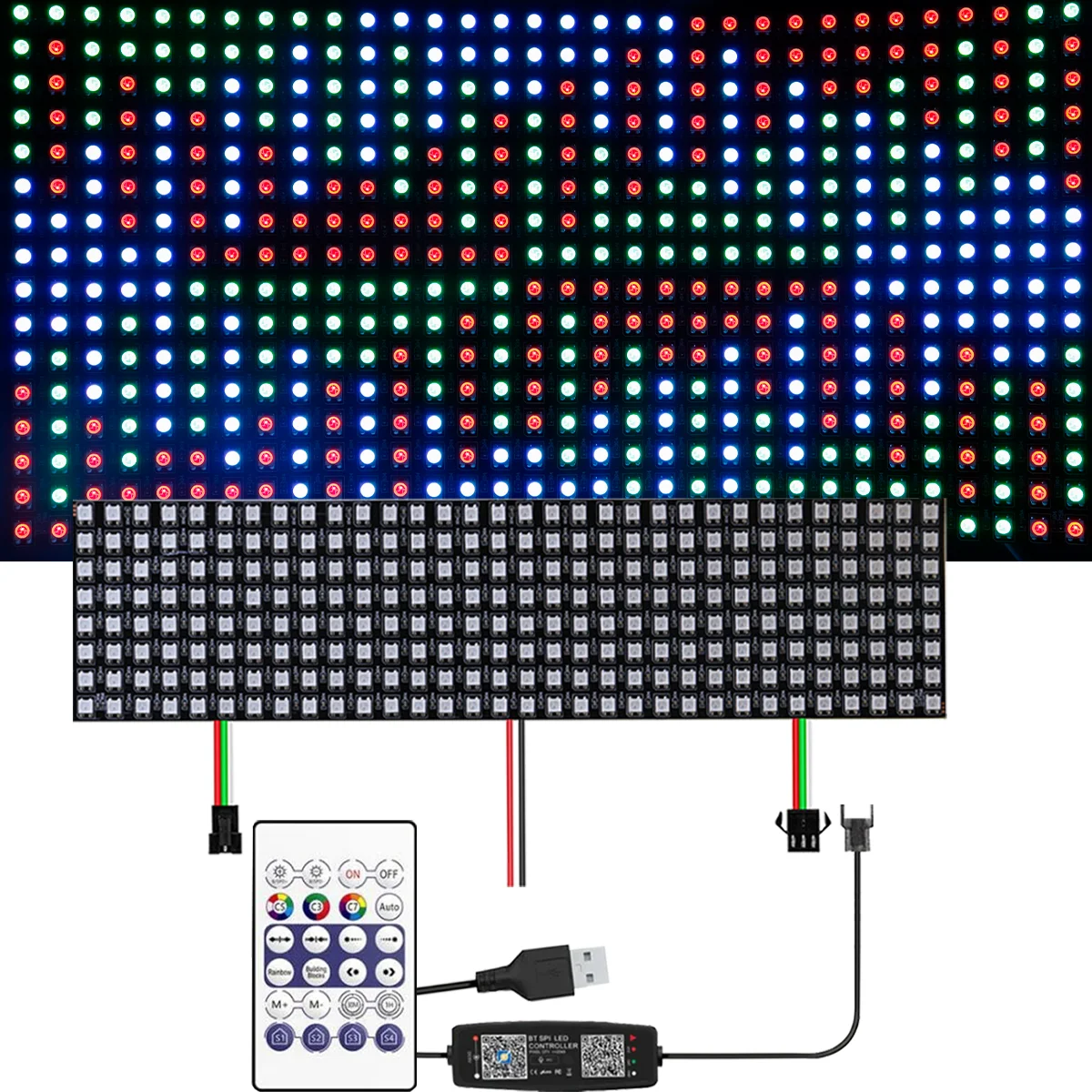 Led-Strip-Matrix-Digital-Panel-WS2812B-Smart-Addressable-Pixel-Screen ...