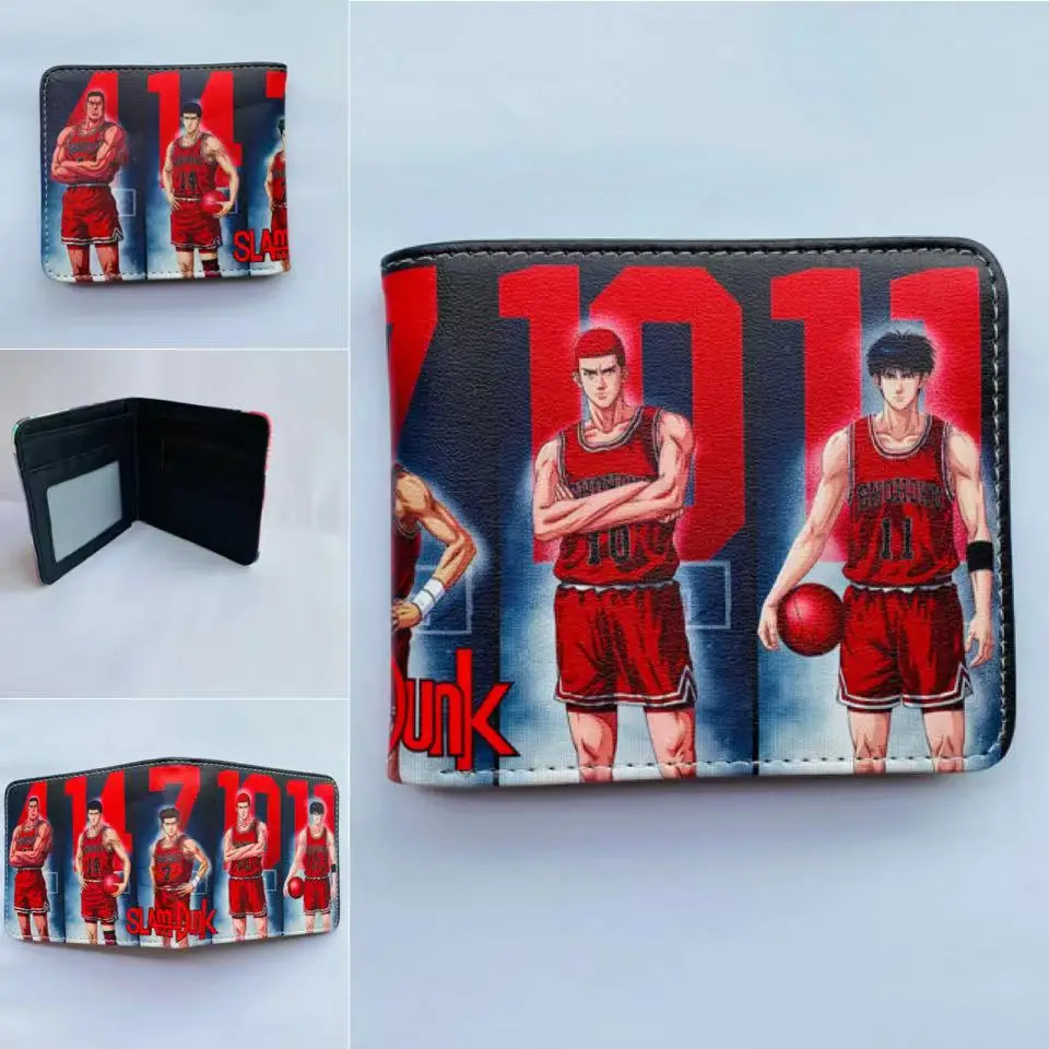 Cartera de Anime japonés Slam Dunk, Sakuragi Hanamichi kaade Rukawa ...