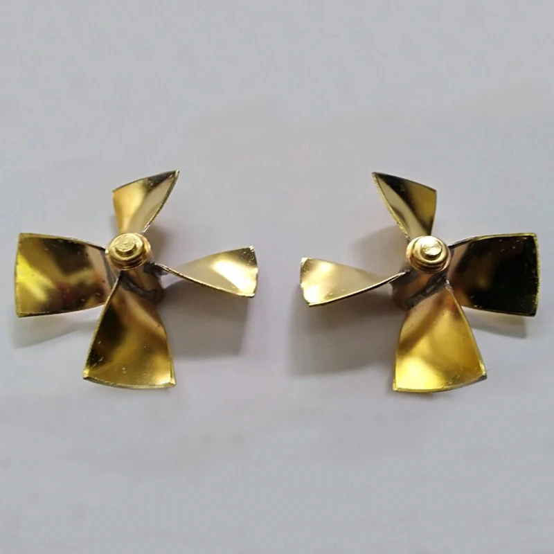 1Pair-4-blade-Brass-Welding-Paddle-Diameter-46mm-Shaft-Hole-M4-Ducted ...