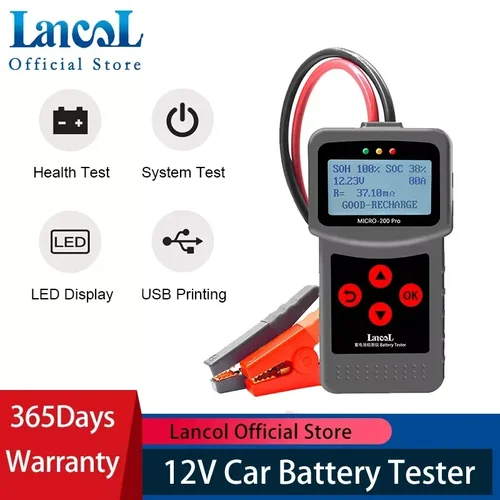 Lancol Micro200pro 12v 배터리 용량 테스터 자동차 배터리의 상태를 정확하게 진단해보세요 가격 추천 순위