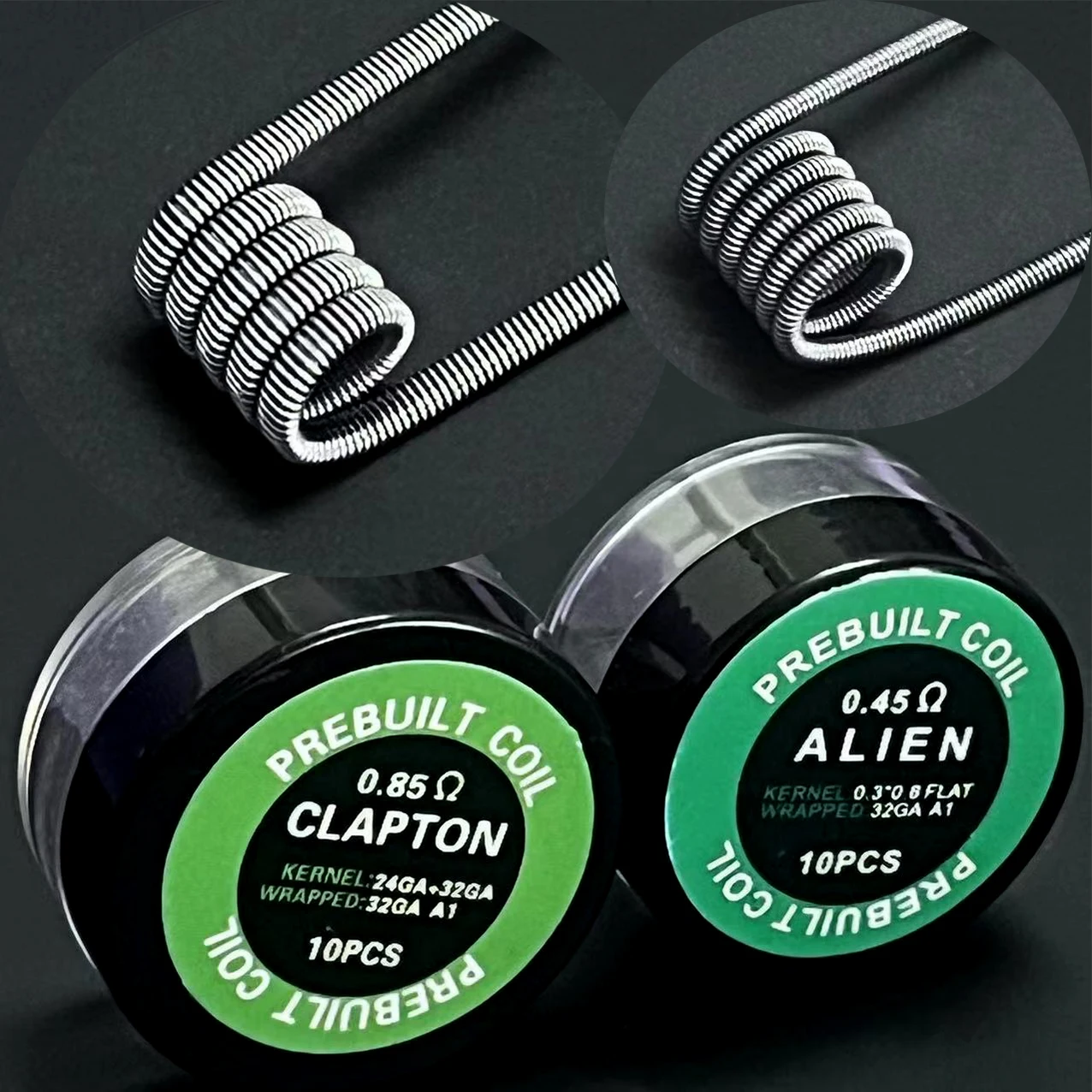 High Quality 3.0 Inner Diameter DL RDL A1 NI80 Coil Fused Clapton Coils ...