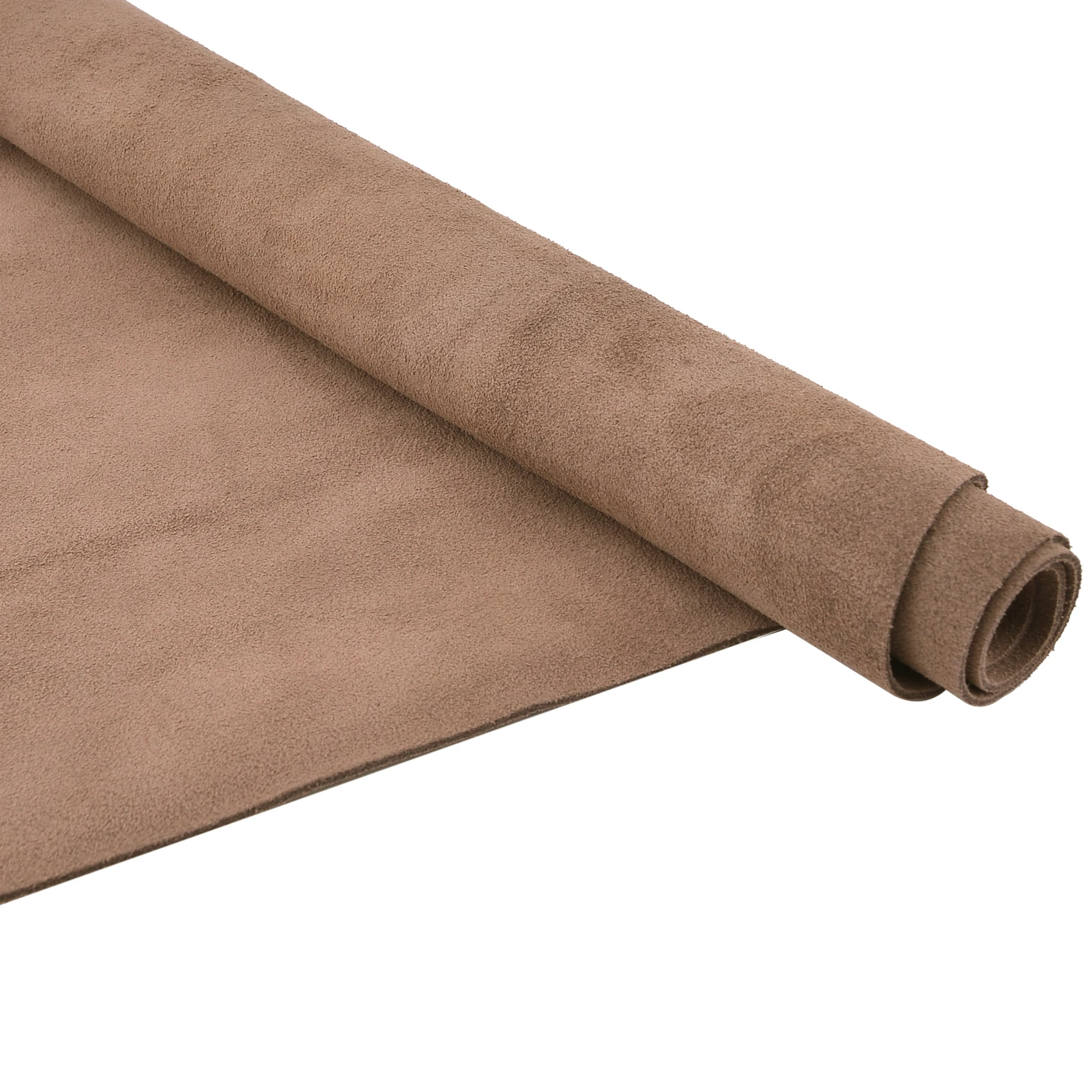 Brown-Suede-leather-Piece-Soft-Genuine-Cow-Split-Leather-Suede-Hide ...