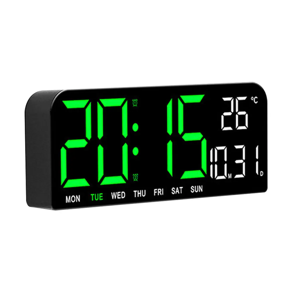 Reloj-Digital-grande-de-pared-dispositivo-electr-nico-con-pantalla-LED ...