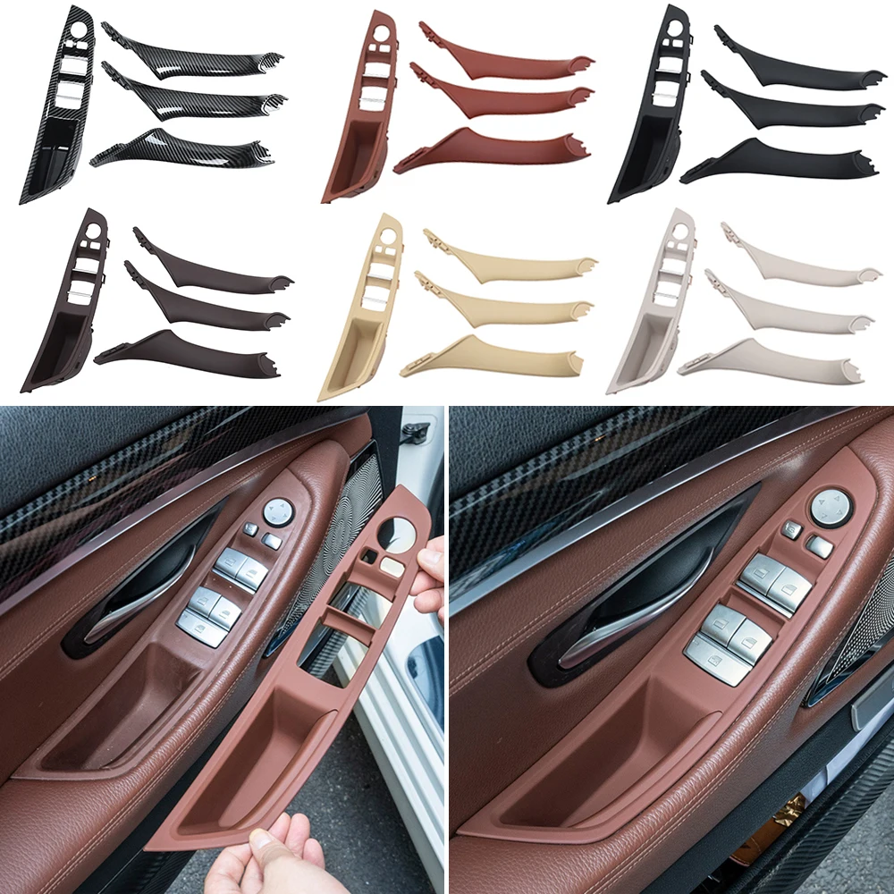 Quality Interior Front Door Armrest Panel Trim Pull Handle Set ...