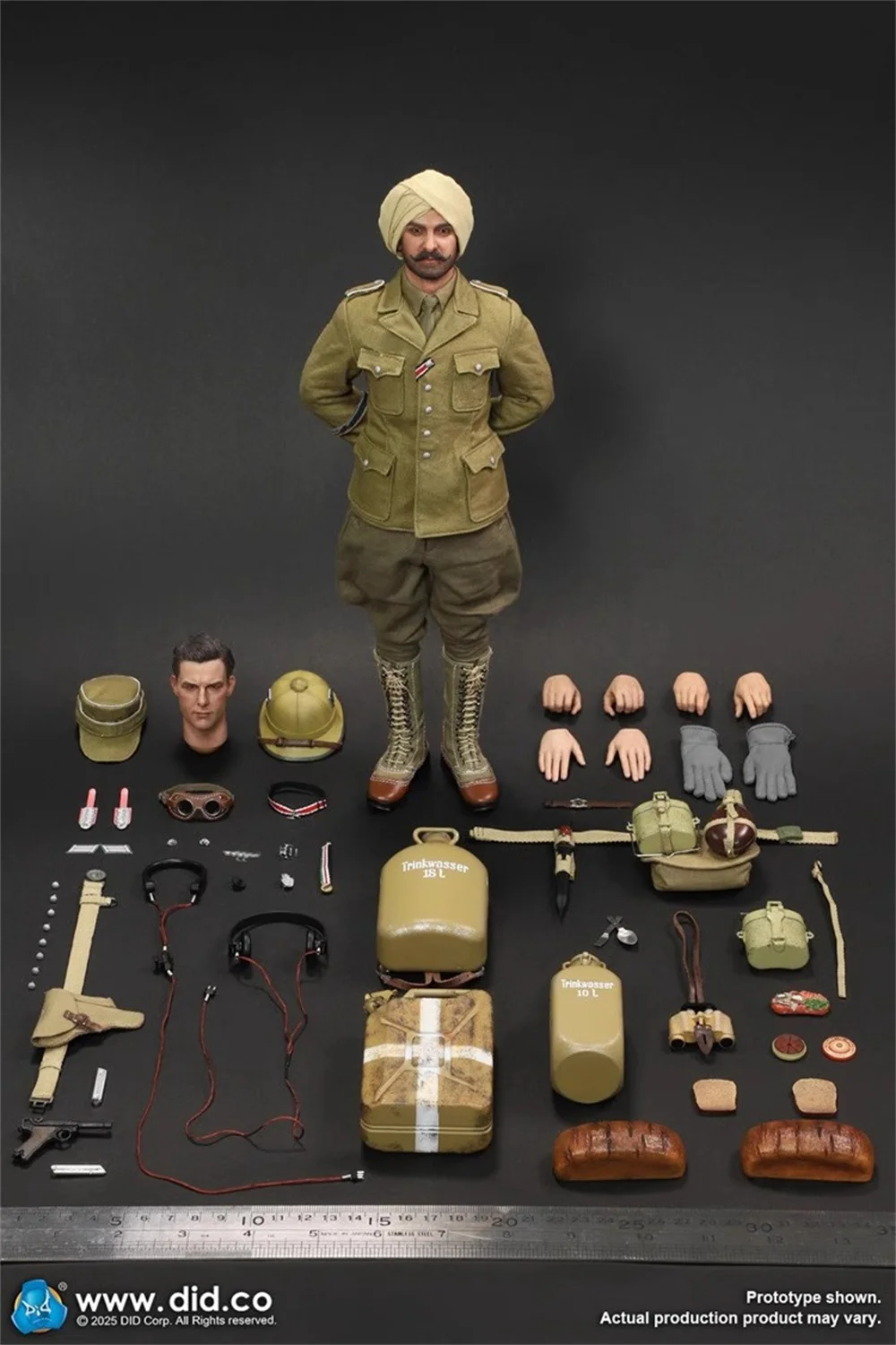 For Sale DID D80185 Soldier Doll Foot Transport Tom Cruise 2 Head ...