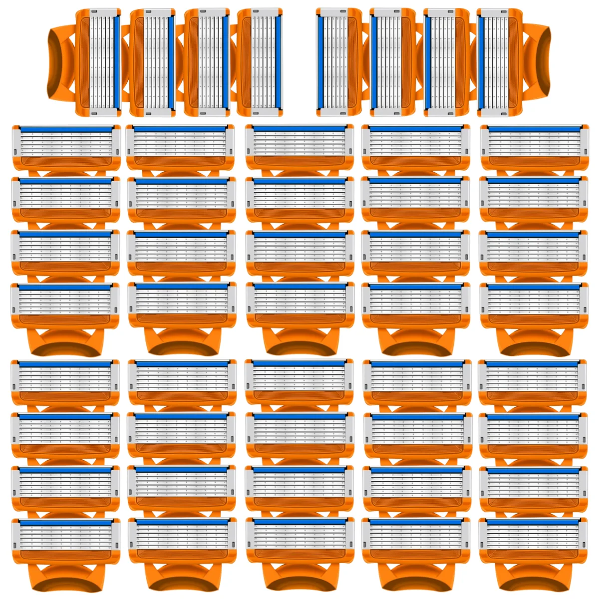 Original-straight-Safety-blade-Razor-Blades-Refills-5-layers-Razor-Head ...