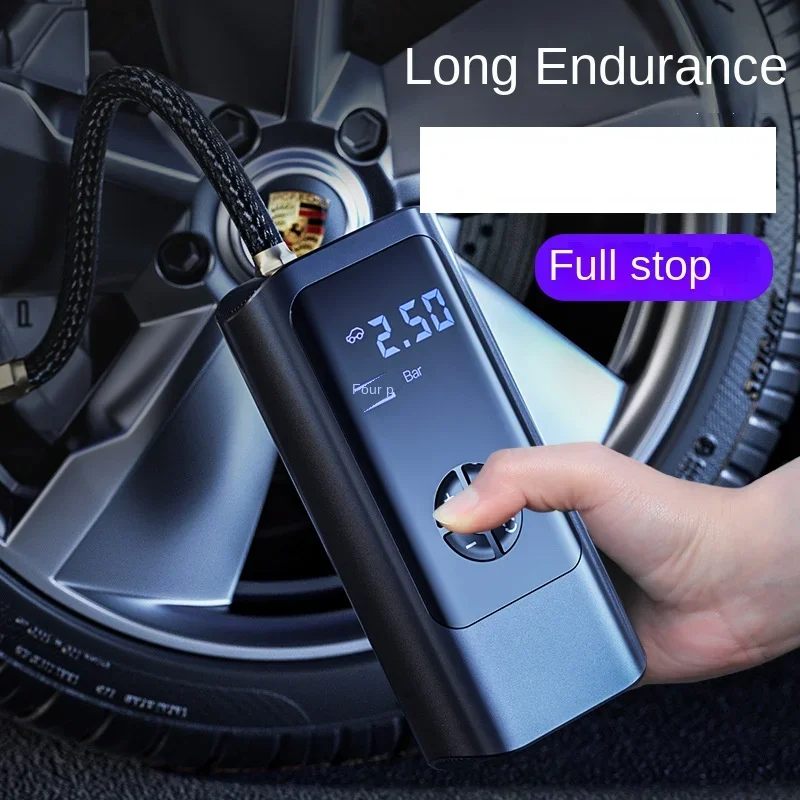 12V-Digital-Air-Pump-Smart-Portable-Air-Compressor-LED-Light-Wireless ...