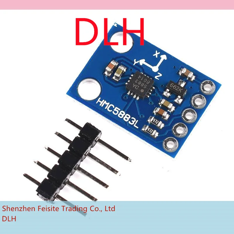 1PCS GY-273 3V-5V HMC5883L Triple Axis Compass Magnetometer Sensor Module Three Axis Magnetic ...