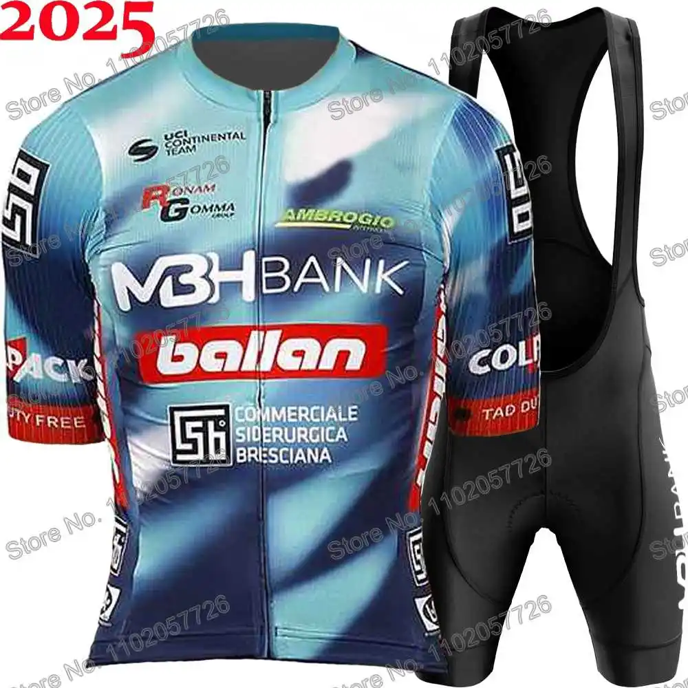 MBH BANK Ballan Csb Colpack 2025 Cycling Jersey Men's Set Summer ...