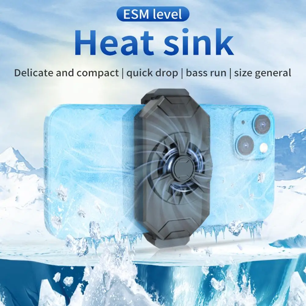 Mobile-Phone-Cooler-Cooling-Fan-Radiator-Universal-Mini-Game-Cooler ...