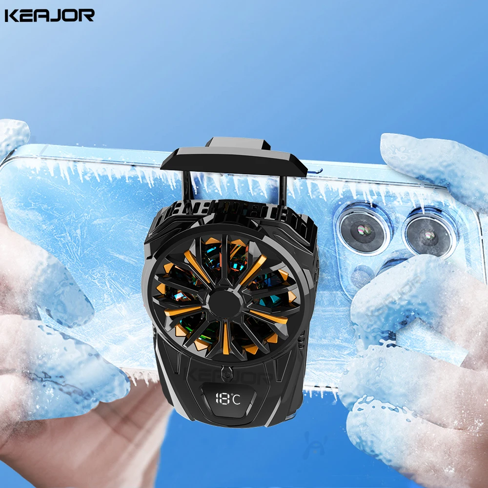 Cooler-For-Cell-Phone-Mobile-Cooling-Fan-with-Temperature-Display ...