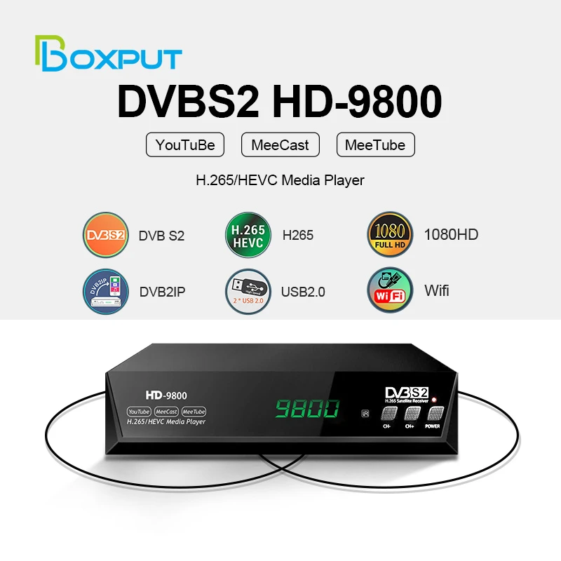 Satellite Decoder Dvb-s2 Receiver Servers Support Usb Wifi Connection H ...