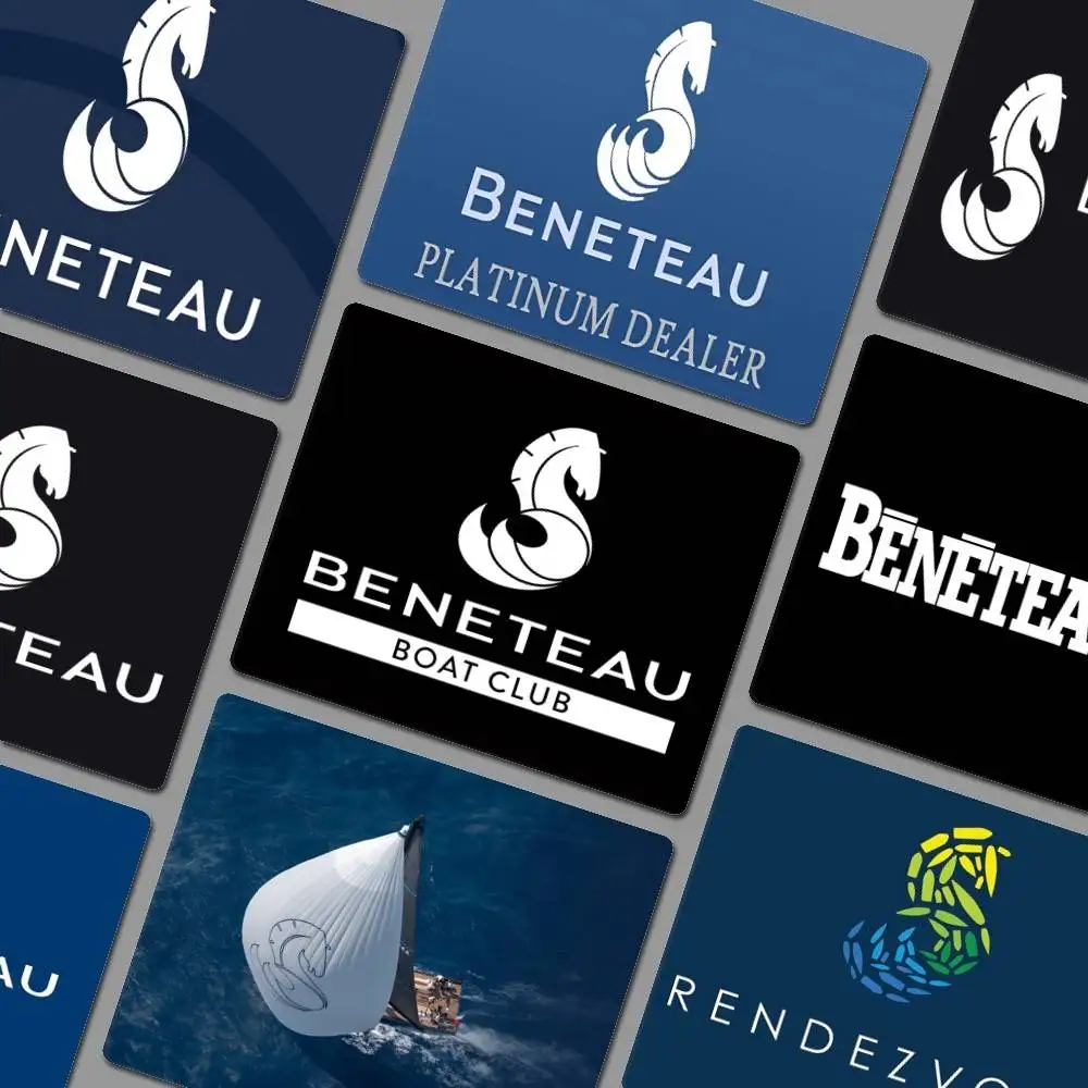 B-BENETEAU Logo DIY Speed Version Game Computer Keyboard Office Table ...