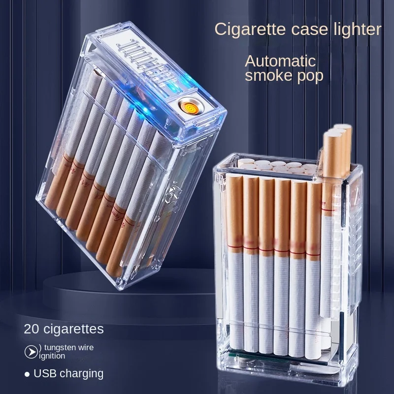 Cigarette Lighter Cigarette Case All in one Machine Charging Creative ...