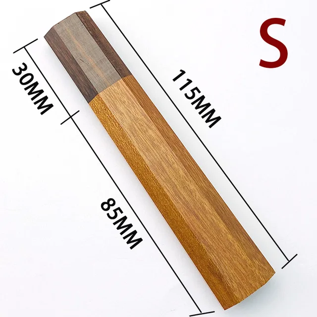 1piece Japanese Style Octagonal Handle for Kitchen Knife Handle,Red ...