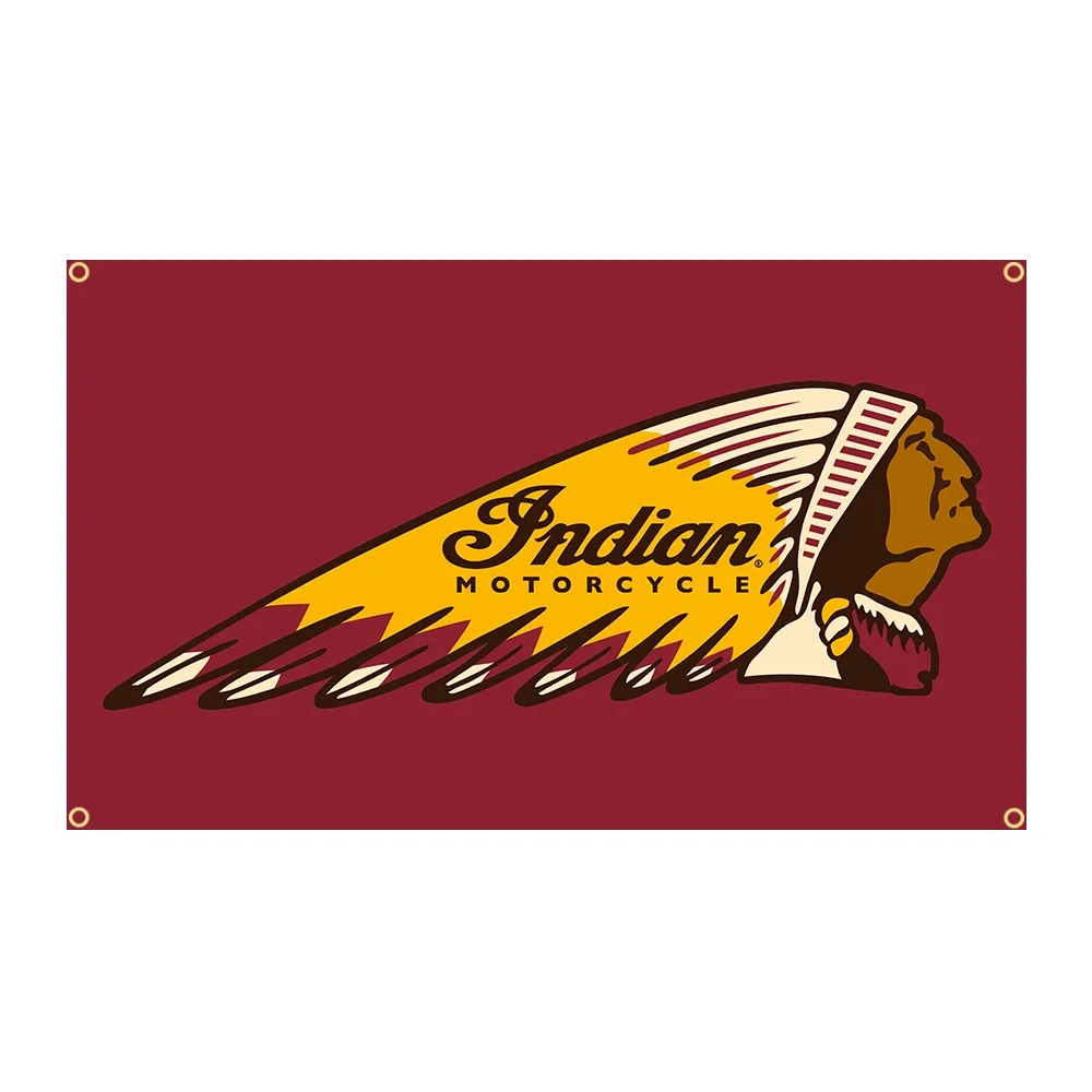 90x150cm-Indians-Flag-Polyester-Printed-Racing-Motorcycle-Banner-For ...