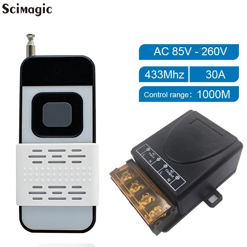 1CH-Remote-Control-Switch-220V-Wireless-Receiver-Relay-Module-AC-85 ...