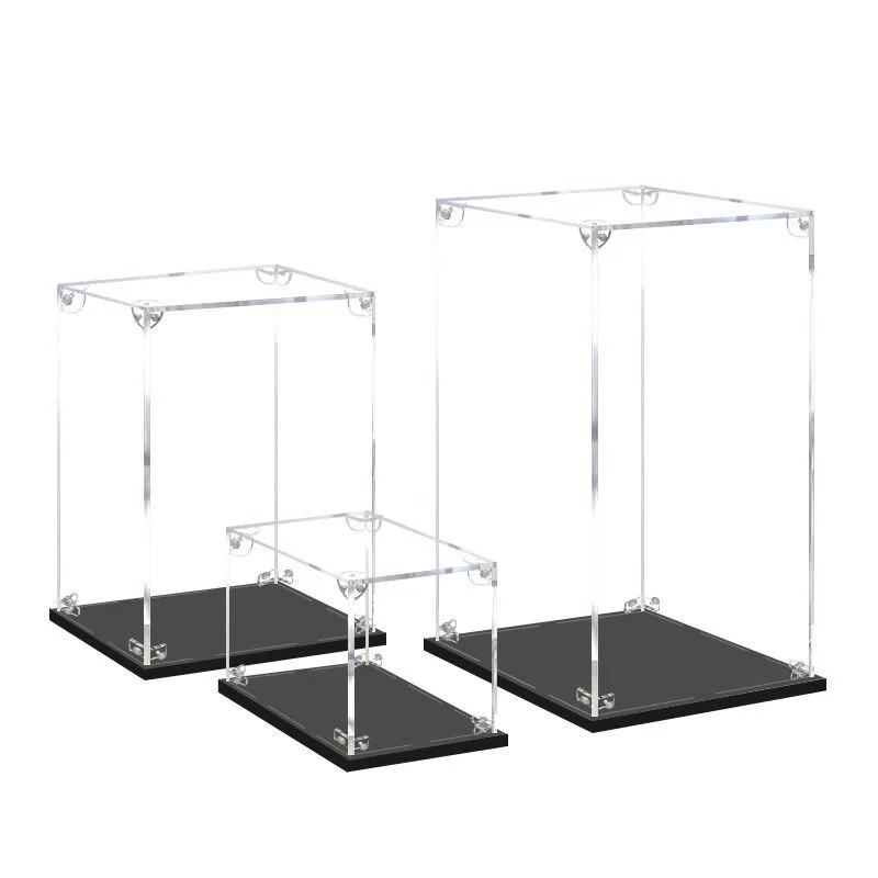 Height-10-50cm-Acrylic-Box-Handmade-Model-Building-Blocks-Display ...