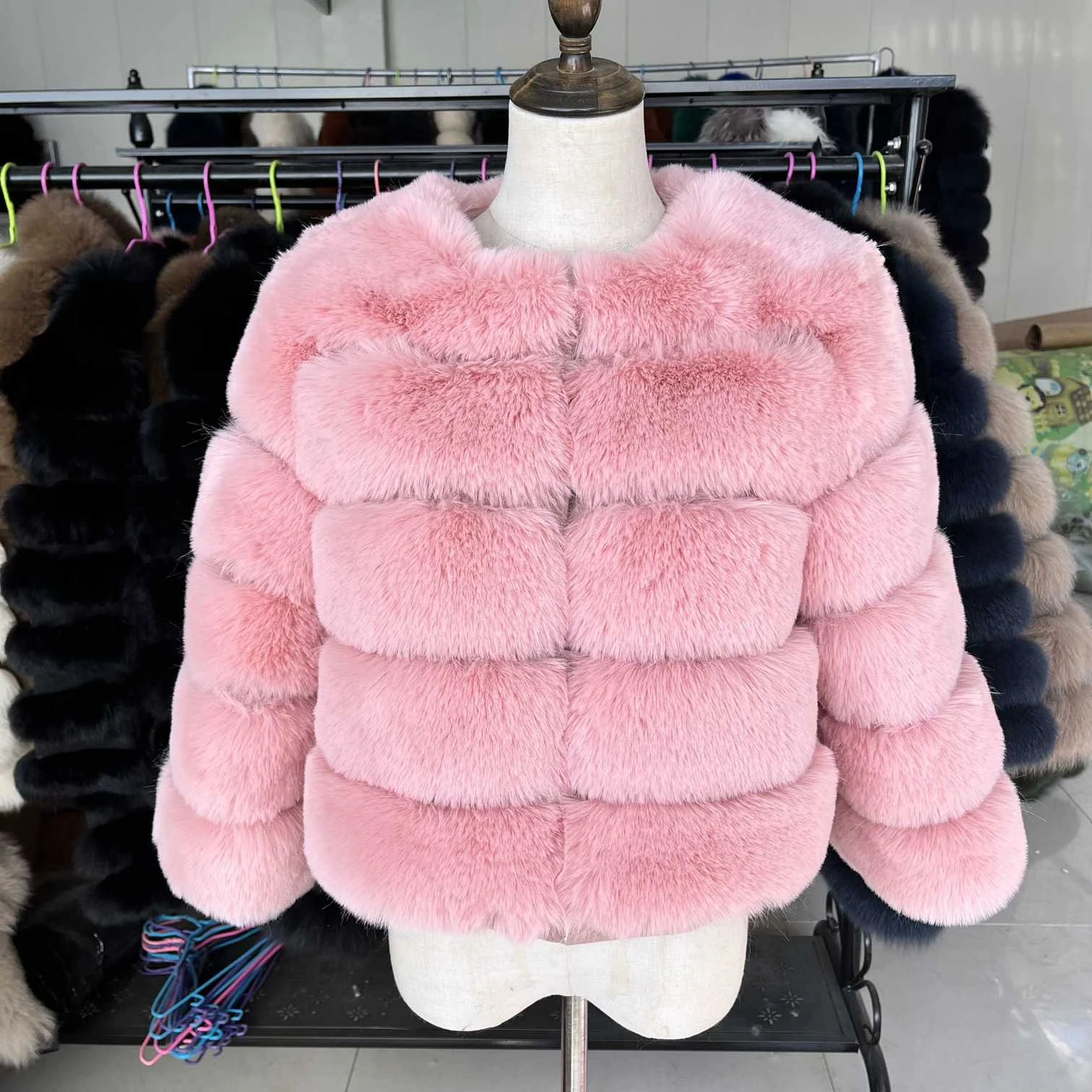 Womens Fluffy Jackets Fashion | Women Jackets Fur | Women Cloth Fur ...