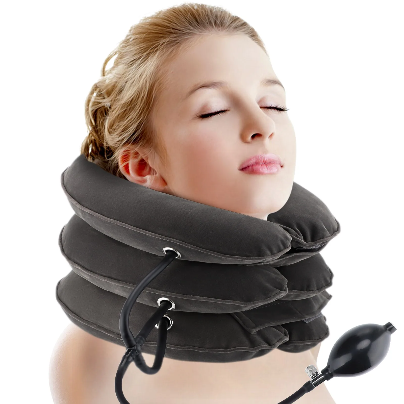 Neck-Stretcher-Cervical-Traction-Inflatable-Air-Collar-Medical-Devices ...