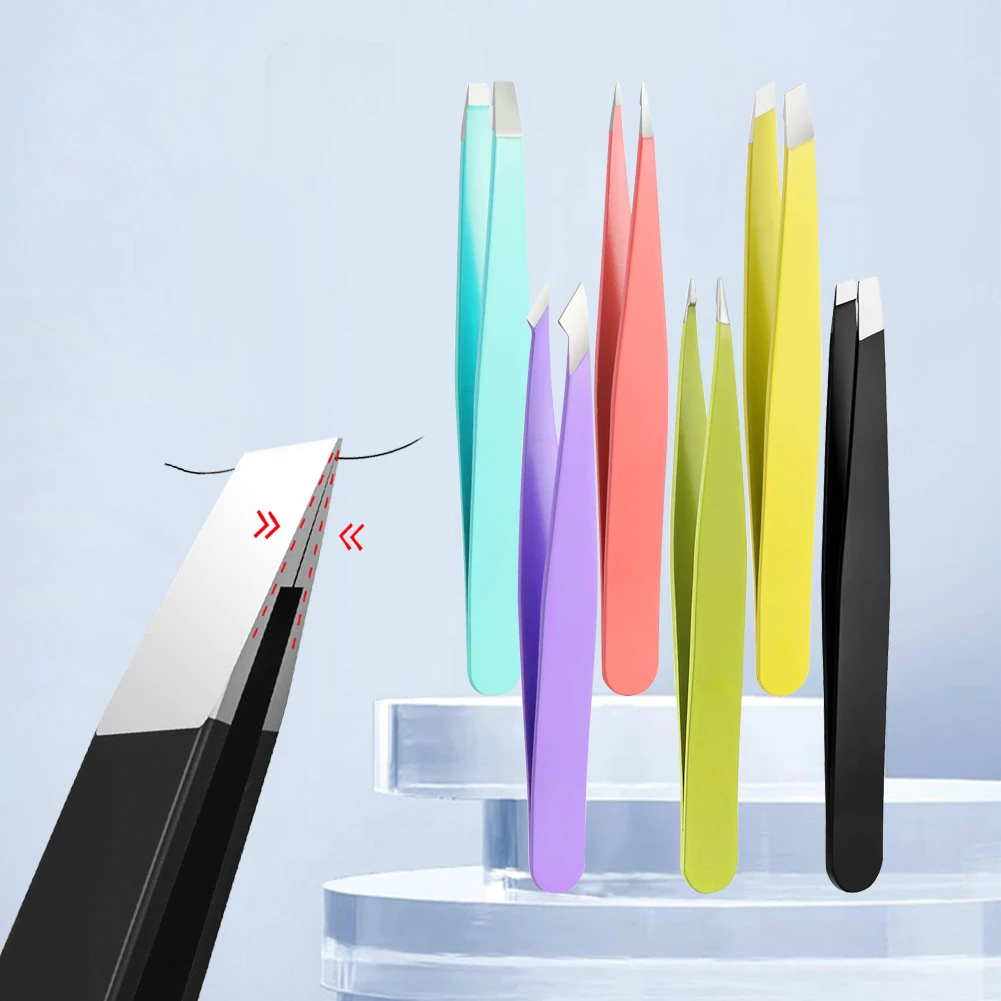 1Pcs Eyebrow Tweezers High Precision Fine Hairs Puller Beard Hair ...