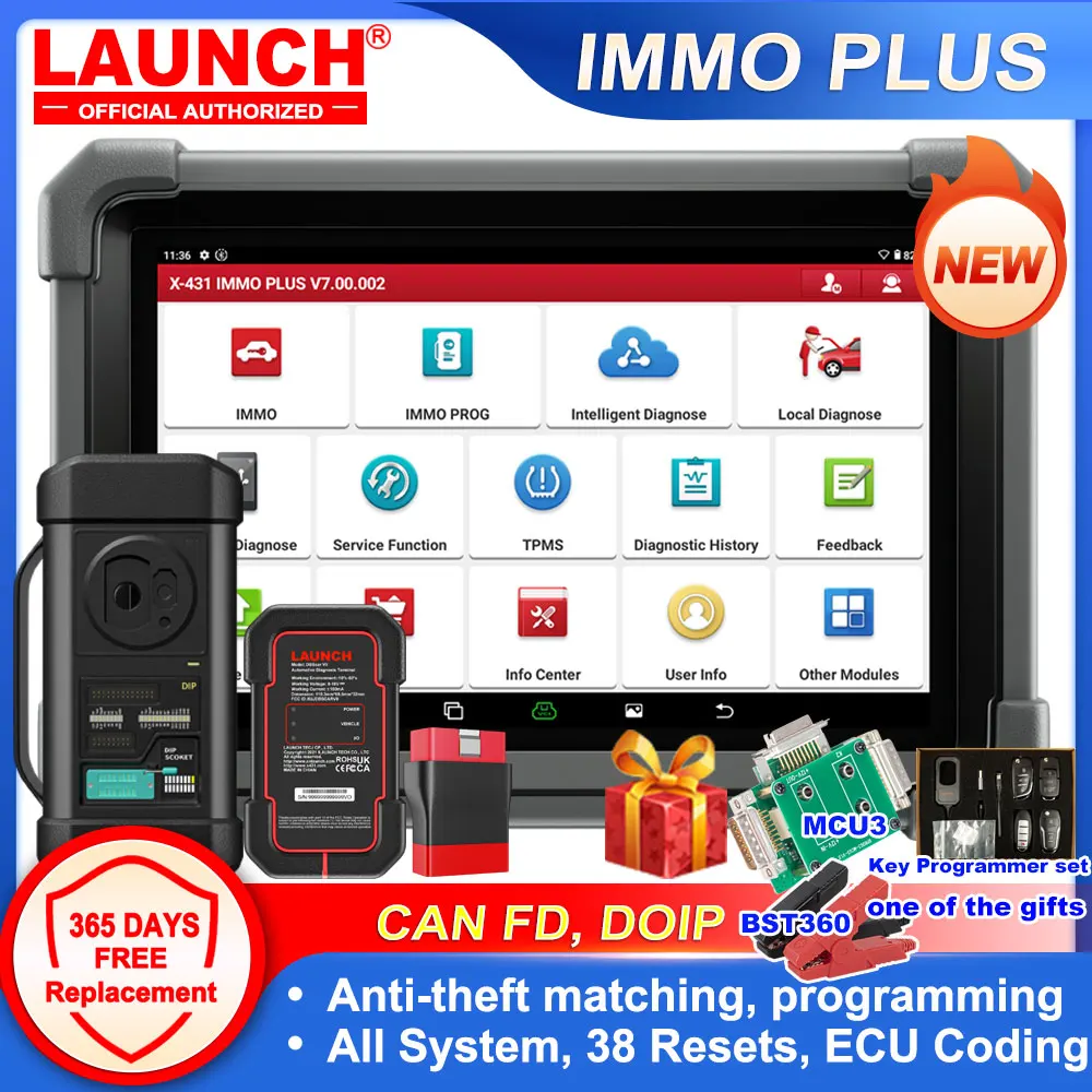 2026 LAUNCH X431 IMMO Plus X-PROG 3 Key Programmer Car Diagnostic Tools ...