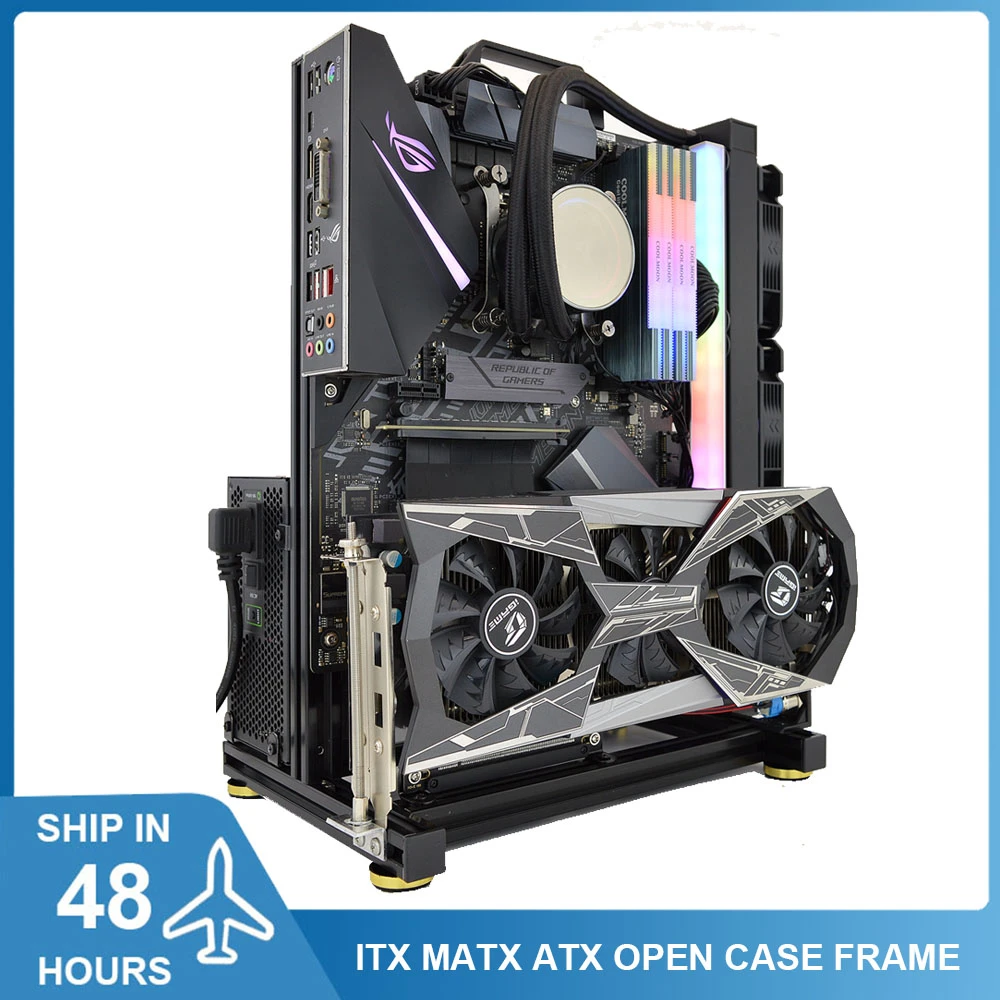 MOD Gamer Cabinet 360 Water Cooler Open Computer Case Frame DIY ...