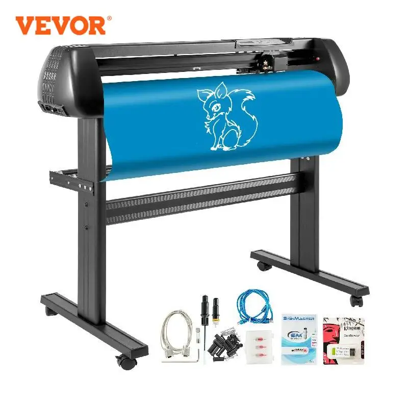 Vevor 28 Inch Vinyl Cutter Machine Floor Stand Vinyl Plotter Adjustable ...