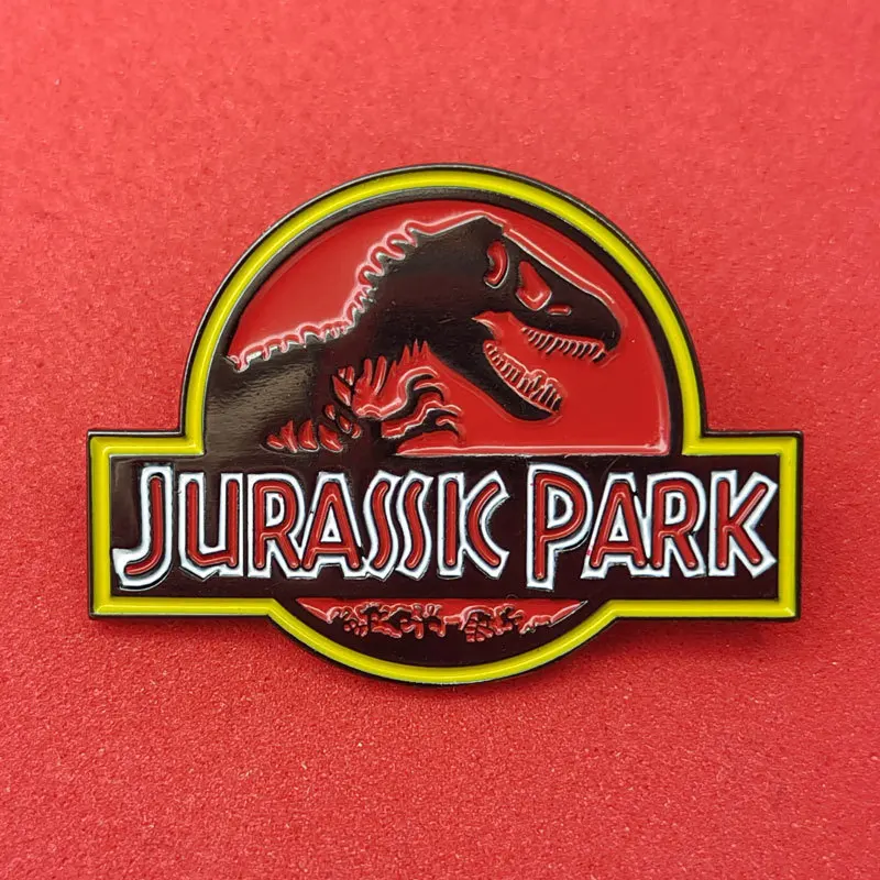 Jurassk-Park-Enamel-Pins-Kawaii-Dinosaur-Badges-Lapel-pins-Brooches ...
