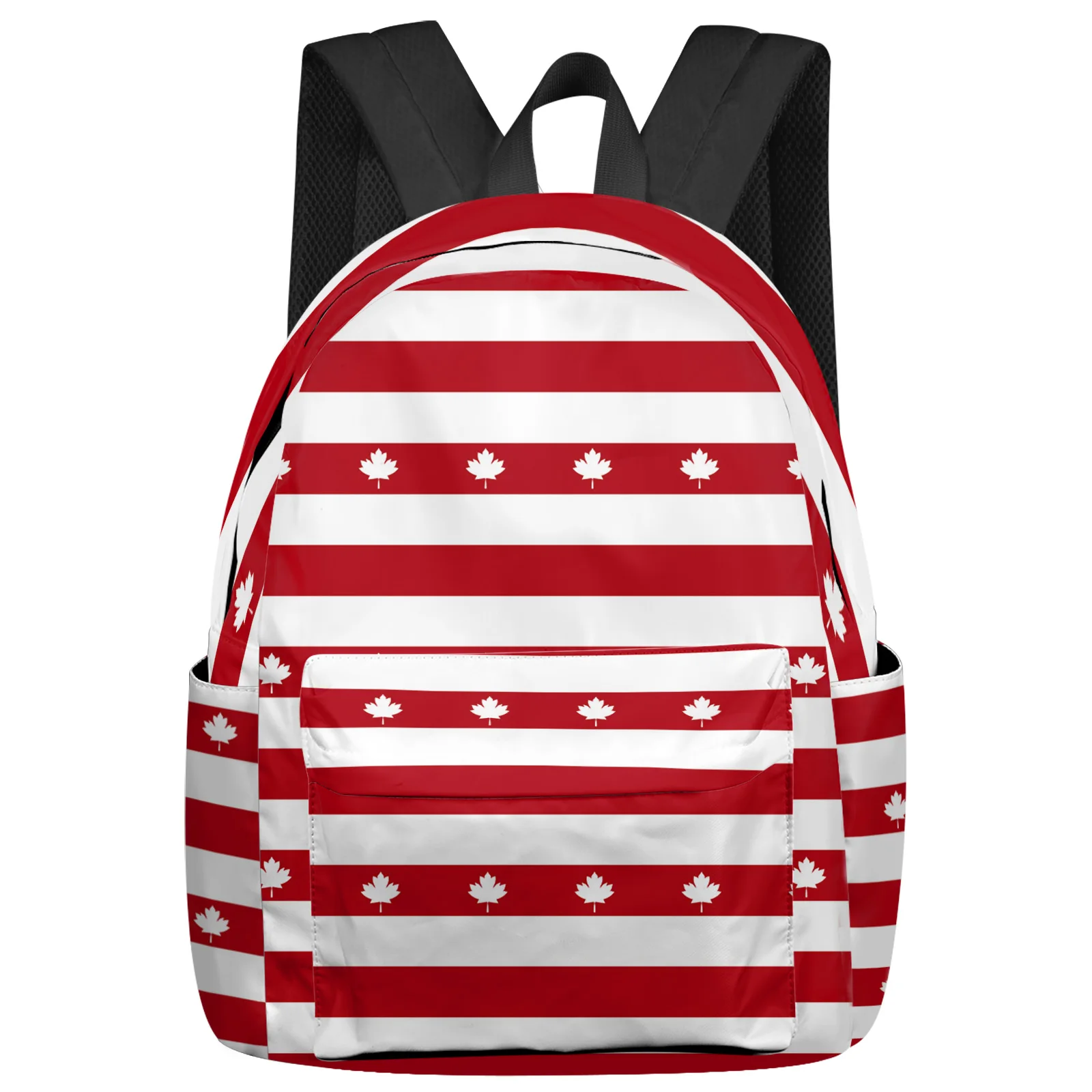 Maple-Leaf-Stripes-Feminina-Backpacks-Teenagers-Student-School-Bags ...