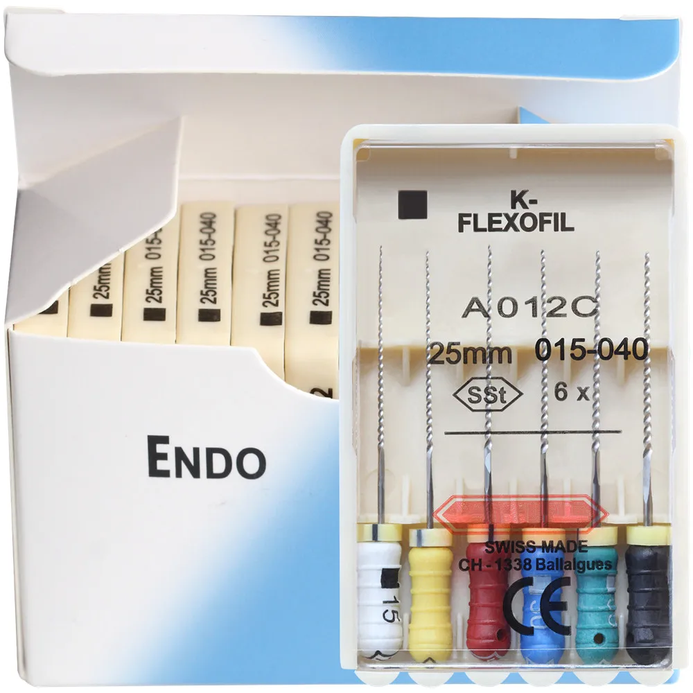 10-Packs-Box-21-25-31mm-15-40-Dental-K-FLEXOFILE-Flexibility-Endo-Root ...