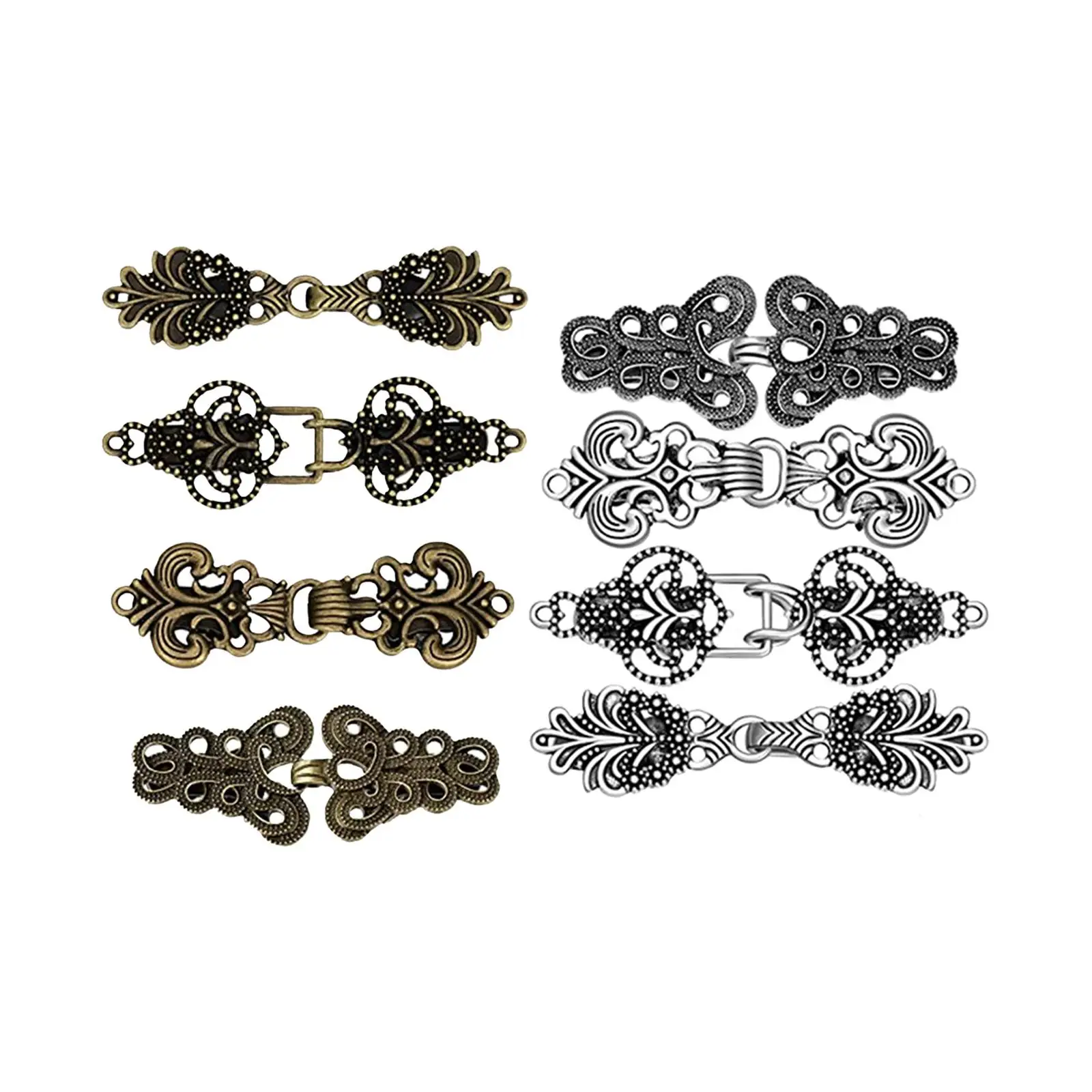 4-Pieces-Sweater-Clips-Vintage-Portable-Medieval-Brooch-Alloy-Clip ...
