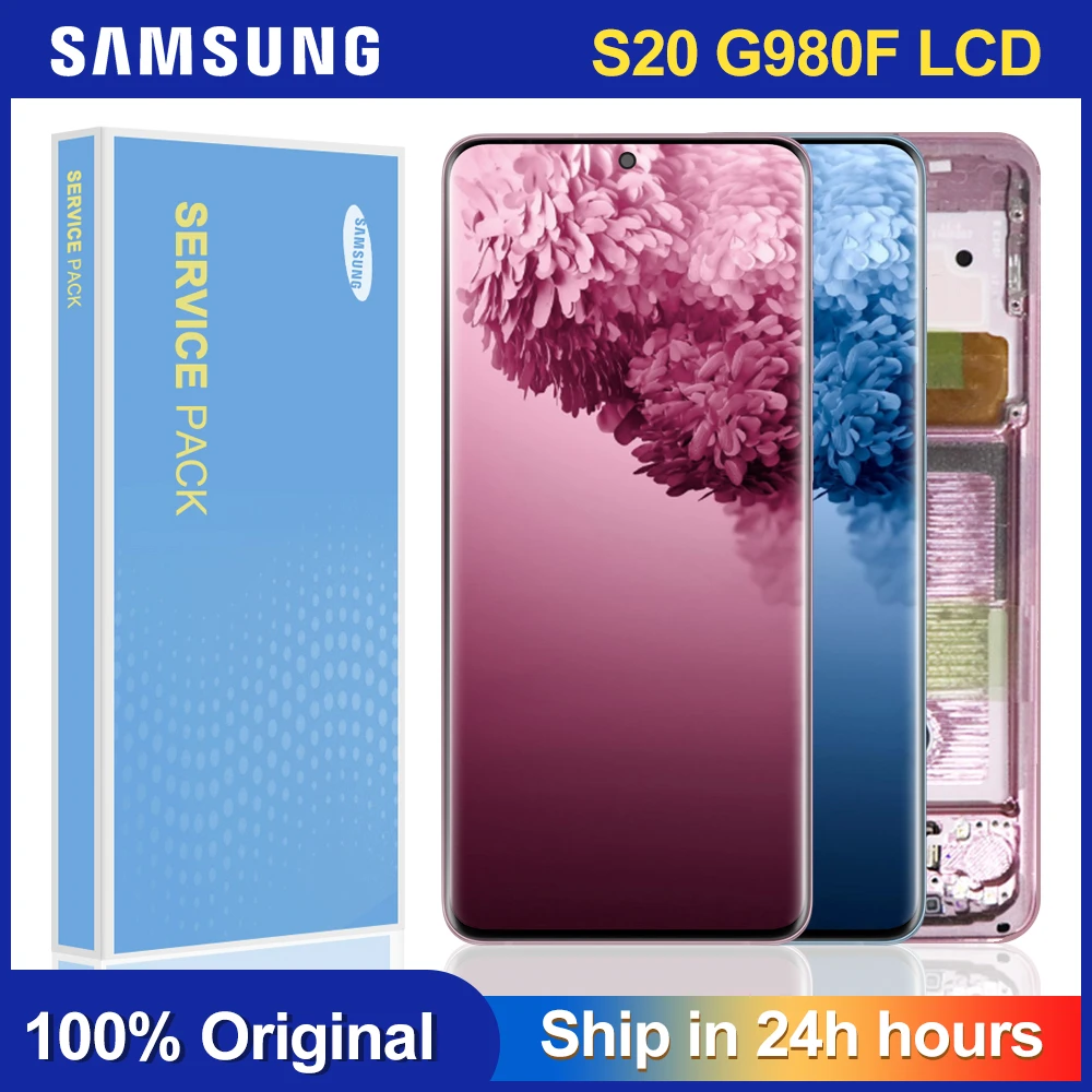 Original 6.2'' Lcd For Samsung Galaxy S20 G980f/ds G980 Sm-g980 Display ...