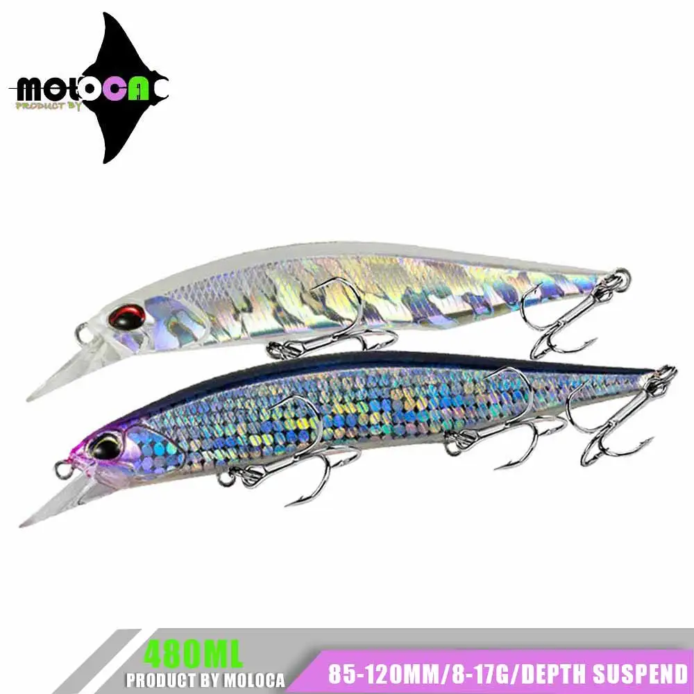 Jerkbait Minnow Fishing Lure 8g 17g Suspend Floating Water Wobblers ...