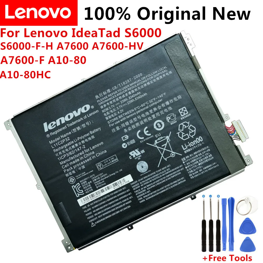 New Original 6340mah L11c2p32 L12d2p31 Battery For Lenovo Ideatad S6000 ...
