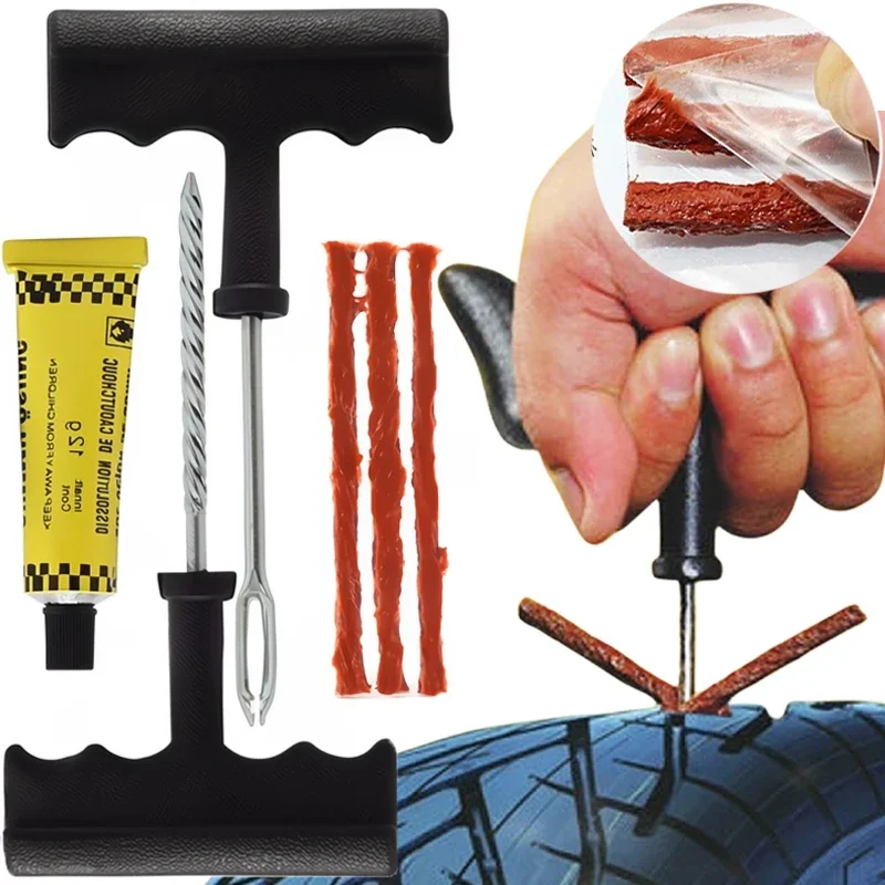 Tire-Repair-Tools-Kit-Car-Motorcycle-Bike-Tyre-Puncture-Repairing-Tool ...