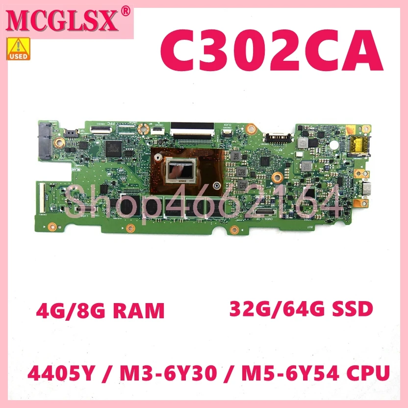 C302CA-4405Y-M3-6Y30-M5-6Y54-CPU-4G-8G-RAM-32G-64G-SSD-Laptop ...