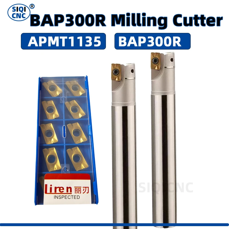 BAP300R Milling Cutter APMT1135 CNC Cutter BAP 300R Milling Tool Holder ...