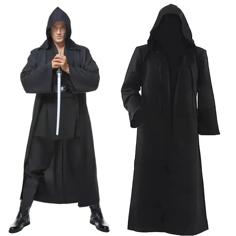 Anakin Cosplay Obi Wan Fantasia Medieval Knight Men Costume Disguise ...