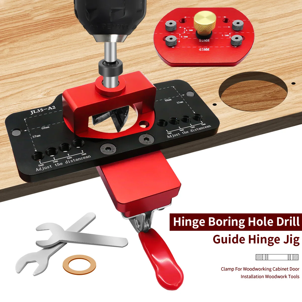 35mm-Hinge-Jig-Drilling-Hole-Puncher-Hinge-Boring-Dowel-Jig-Woodworking ...